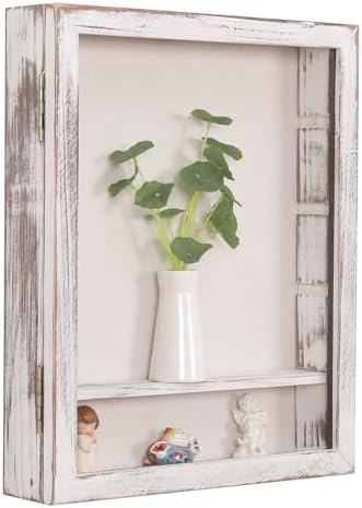 Amazon.com - 14x17 Shadow Box with Shelves, Large Shadow Boxes Display ...