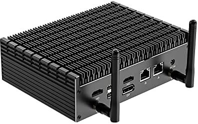 12th Gen Fanless Mini PC, Intel i5 1235U Windows 11 Pro,Dual 2.5G LAN ...