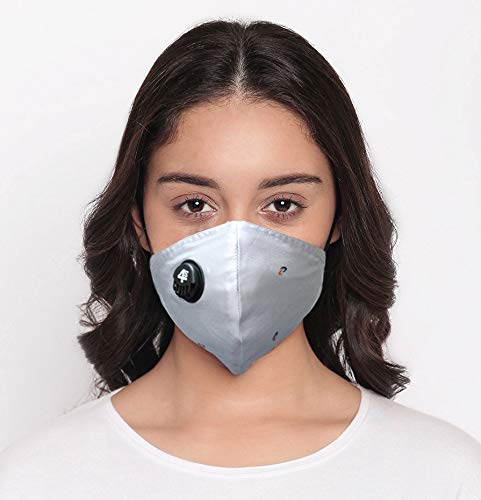 4S Mask Unisex Pure Cotton Reusable Anti Bacterial 3 Layer Filtration ...