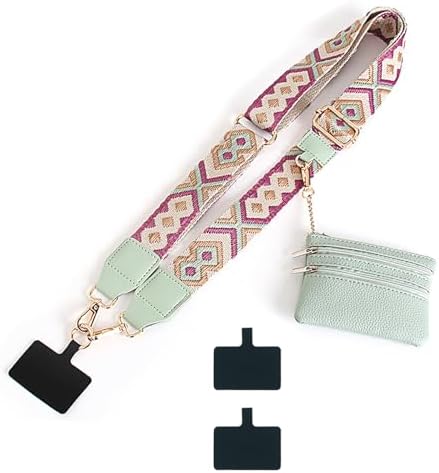 Amazon.com: Upgraded 2-in-1 Crossbody Phone Strap with Removable Wrist ...