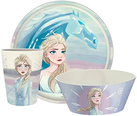 Amazon.com | Zak Designs Disney Frozen 2 Kids Dinnerware Set 3 Pieces ...