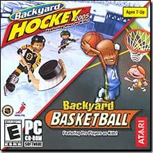 Amazon.com: Backyard Hockey 2005 (PC) / Backyard Basketball (PC/Mac ...
