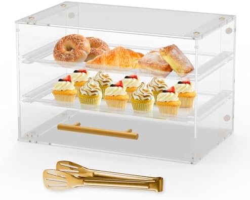Amazon.com: Savvy Life Commercial Countertop Bakery Pastry Display Case ...