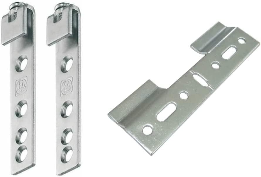 Evotrade KIT da 2 - COPPIA Attaccaglia Gancio REGOLABILE per Mobili ...