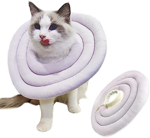 Amazon.com : infisu Cat Cone Collar Soft (M Size), Cat Donut/Cat Cones ...