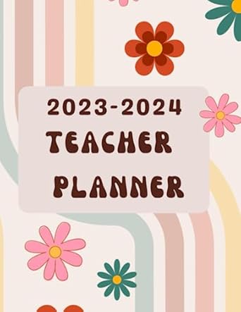 2023-2024 Teacher Planner- Groovy: Alvarez, Erika B: Amazon.com: Books