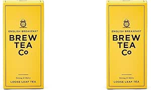 Brew Tea Co - English Breakfast - Strong and Malty - 113g Loose Leaf ...
