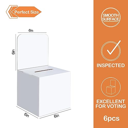 Snapklik.com : VOISEN 6 Pcs Ballot Boxes Suggestion Boxes Donation Box ...
