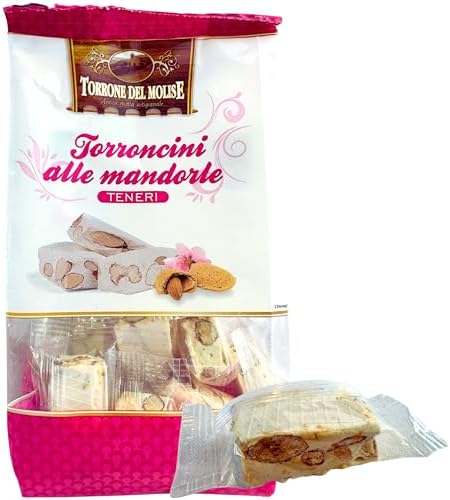 Amazon.com : Torrone Del Molise Torroncini Italian Nougat Candy 7.05 oz ...