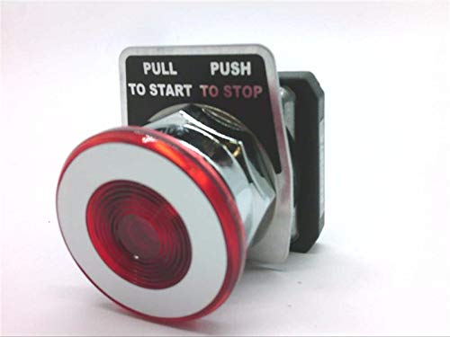 RADWELL RAD03674 30MM, Contact Block NOT Included, Emergency Stop, Push ...