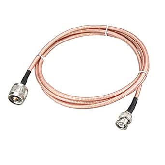 uxcell Low Loss RF Coaxial Cable Connection Coax Wire RG-142 N Male to BNC Male 183cm : Amazon ...