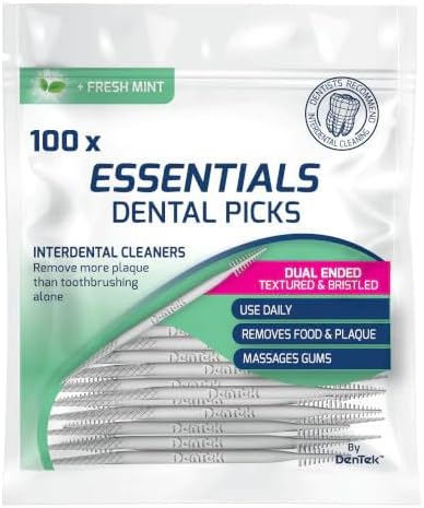 DenTek Essentials Dental Picks - Fresh Mint - 100 per Pack : Amazon.co ...