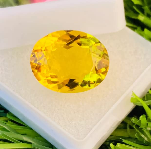 Seven-Hills AAA+++ Natural Pukhraj Stone Original Certified 5 Carat ...