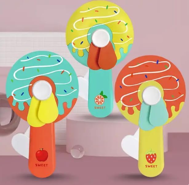 Buy YRTOYS Hand Pressure Mini Fan Cute Squeeze Toys/Cool Summer Fan/Fan ...