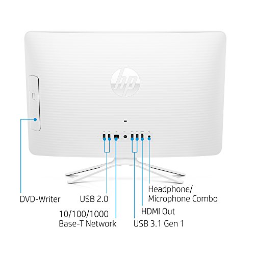 HP 20-inch All-in-One Computer, Intel Celeron J4005, 4GB RAM, 1TB Hard ...