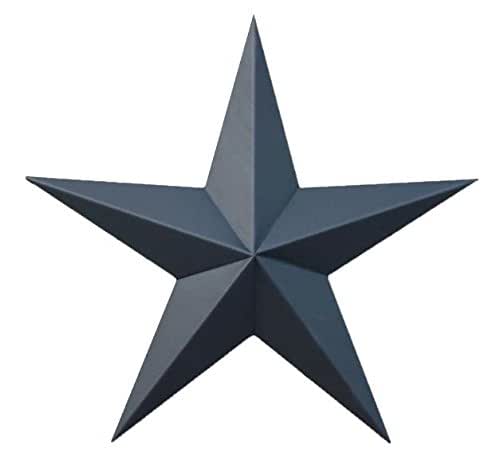 Amazon.com: Black Solid Painted Barn Star | Handcrafted in the USA ...