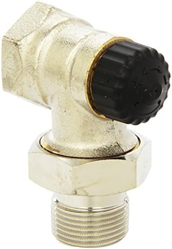 TA Heimeier Thermostat-Ventilunterteil Eckform RG vern 1 Zoll, 2201-04. ...