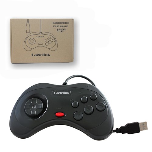 Amazon.com: Childhood Sega Saturn Style USB Classic Controller Joy Pad ...