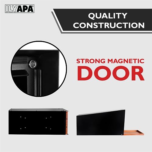 Snapklik.com : Ilyapa Modern Angle Design Post Mount Mailbox - Black ...