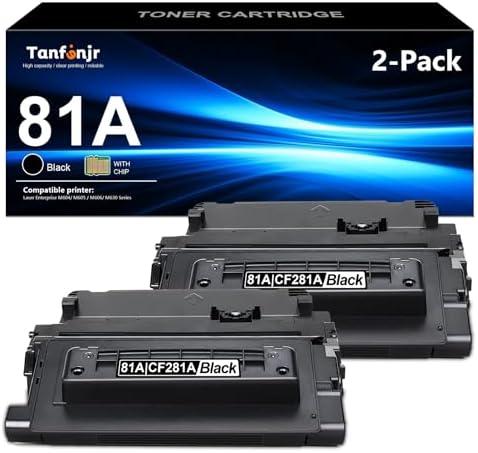 Amazon.com: 81A CF281A Toner (with Chip)- Compatible 2 Pack 81A Toner ...