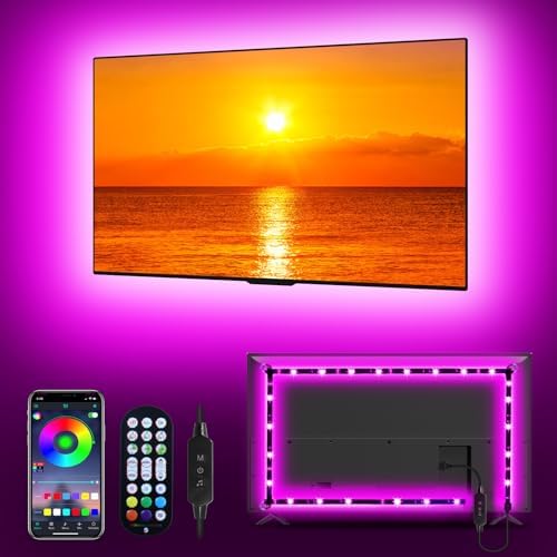 Amazon.com: GIPOYENT LED Lights for TV, 16.4FT LED TV Backlight, for 45 ...