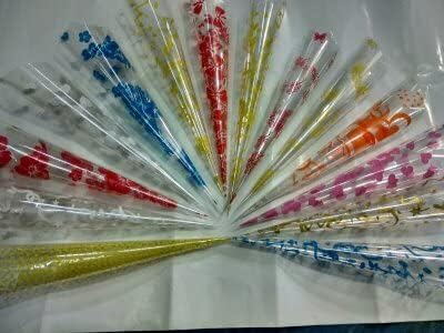 Naturehut Printed Design Cellophane Sheets for mehndi cone, 25 Micron 6 ...