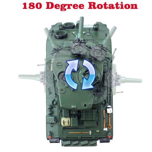 Fisca Remote Control Tank 1/20 Sherman M4A3 Battle RC Tank - Scale ...