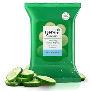Amazon.com: Yes To Face Wipes for Women and Men, Refreshing Facial ...