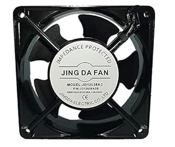 Amazon.com: JD12038AC Jing DA Fan 220 240V 0.05 0.06A 12038 Cooling Fan ...