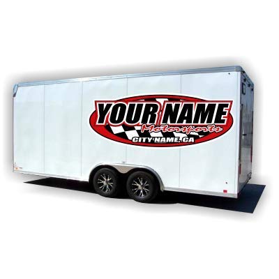 Enclosed Trailer Lettering Trailer Wraps Charlotte: Vinyl Decals For