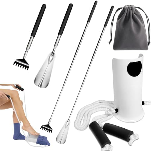 Amazon.com: Sock Aid Device for Seniors and Shoe Horn Kit - Sock Helper ...