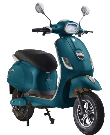 Flyride Electric Scooty | 60-70 km Range Per Charge | Metallic Blue ...