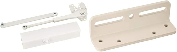 リョービ取替用ドアクローザーL型プレート LP-1 DBブラック WHホワイト S-202P WHホワイト用 定番