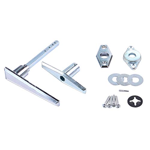 Garage Door Lock Dummy L Handle Assembly Non-Locking Door Hardware Kit ...