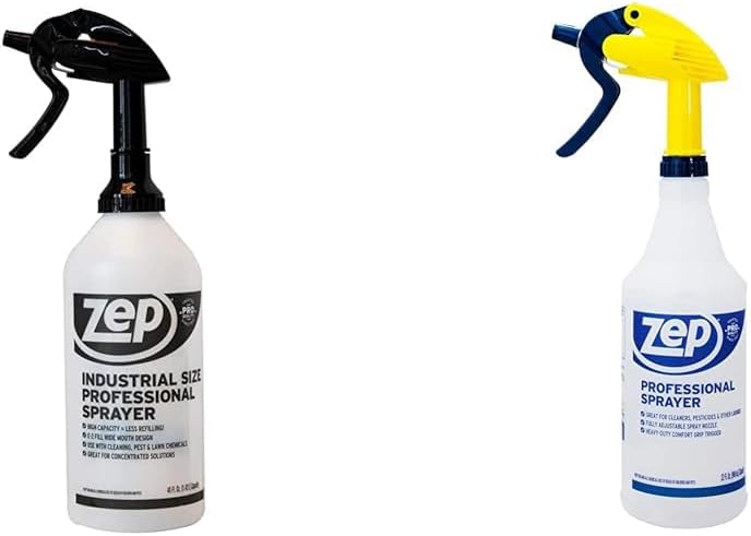 Amazon.com: Zep Industrial 48oz and Professional 32oz Sprayer Bottles ...