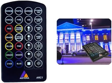 Amazon.co.jp: ASTERA FX Remote 赤外線リモコン (ARC1 / 45g) 軽量 カラー設定 明るさ調整 速度調整 ...
