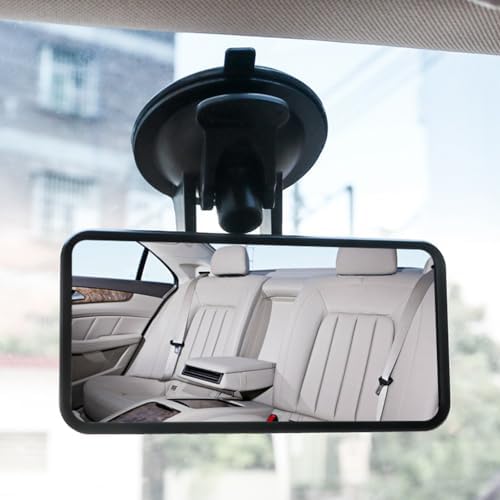 STHIRA® Car Rear View Mirror, Car Interior Rear Mirror 360° Rotatable ...