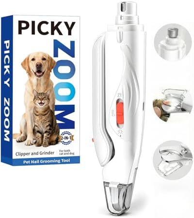 Amazon.com: 2-in-1 Dog & Cat Nail Clippers and Grinder with Light ...
