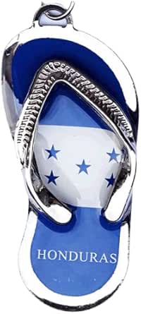Amazon.com: Honduras Country Flag Slipper Metal Keychain- Honduras ...