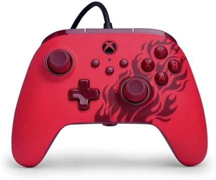 Amazon.com: PowerA Advantage Wired Controller for Xbox Series X|S - Red ...