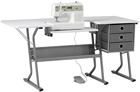 Amazon.com: Sew Ready Pro Stitch Sewing Machine Table - 56.75" W x 23. ...