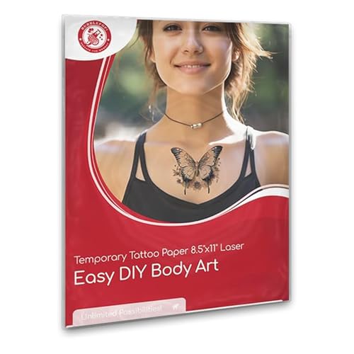 BubblePop! - Temporary Tattoo Paper for LASER printers, Tattoo Printer ...