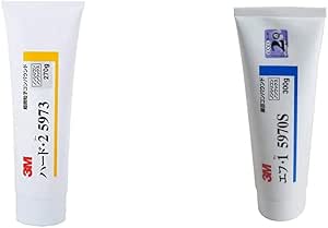 Amazon | 3M コンパウンド 仕上げ用 ハード・2 270gチューブ ねり状 5973 & コンパウンド 目消し肌調整 エフ・1 300gチューブねり状 5970S [HTRC3 ...