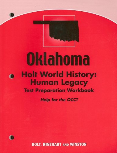 World History, Grades 9-12 Test Prep Workbook Modern Era: Holt World ...