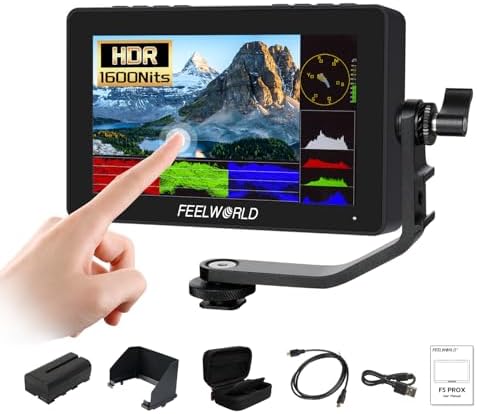 Amazon.com : FEELWORLD F5 Pro X 5.5 Inch 1600nits Daylight Visible DSLR ...
