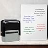 Personalized Stamp Custom Made Self-Inking Business Company Address ...