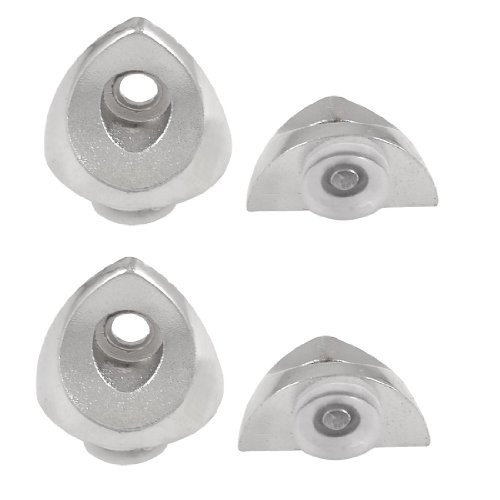 Alcoa PrimeGlass Shelf Screw Mount Triangle Shaped Metal Support Holder ...