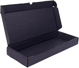 Amazon.com: UCANPACK All Black Mailer Box 12x4x4" (50 Pack) Tap Lock ...