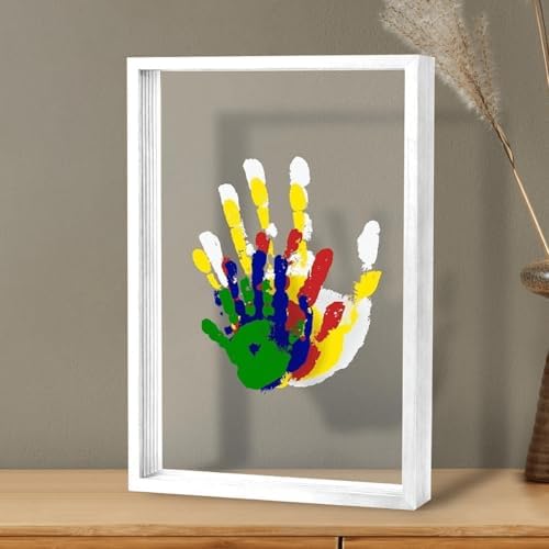 Amazon.com : Family Handprint Kit with 6 Colors Baby-Safe Paint, Baby ...