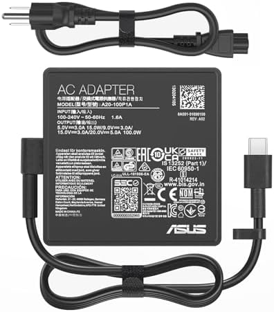 Amazon.com: 100W USB-C Laptop Charger for Asus - Fit for ASUS ROG A20 ...
